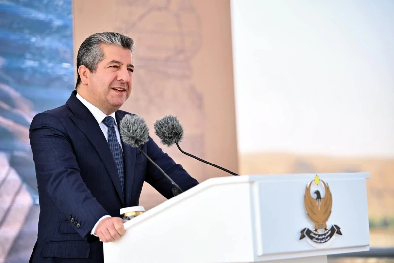 PM Barzani inaugurates Bastora Dam